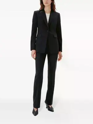 Another Tomorrow Single-breasted Merino Wool Blazer
