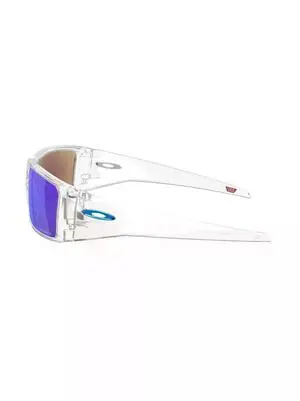 Oakley Heliostat Rectangle-frame Sunglasses - Neutrals