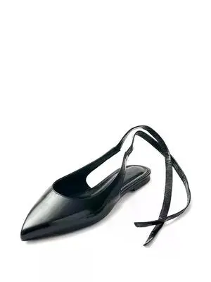 ALOHAS Ribbon Pointed Ballerinas