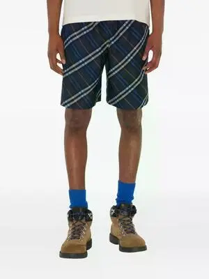 Burberry Check Poplin Shorts