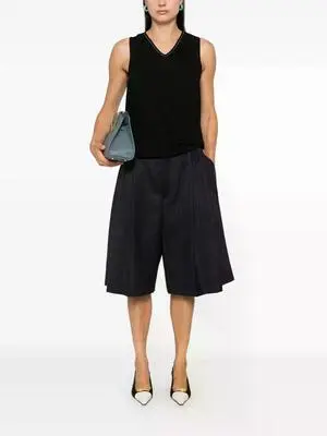 Fabiana Filippi V-neck Sleeveless Top