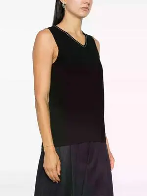 Fabiana Filippi V-neck Sleeveless Top