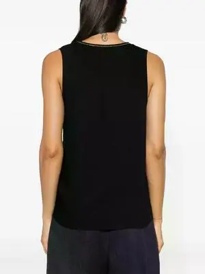 Fabiana Filippi V-neck Sleeveless Top