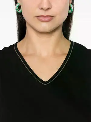 Fabiana Filippi V-neck Sleeveless Top