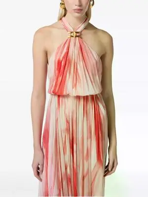 Elisabetta Franchi Abstract-print Maxi Dress