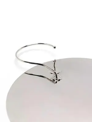 COURREGES Logo-embossed Circular Earring