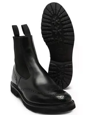 TRICKER'S Henry Leather Chelsea Boots - Black