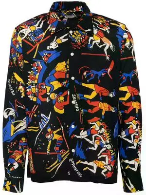 BODE Pastimes Long-sleeved Shirt