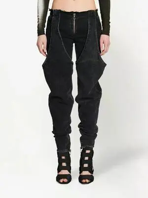 Balmain Low-rise Washed Cotton Jeans