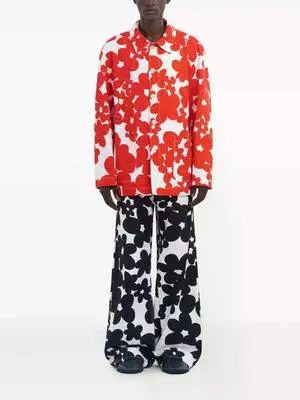 Marni Floral Print Cotton Jacket