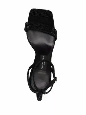 Philipp Plein Embellished Block Heel Sandals