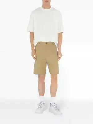 Burberry Archive Beige Cotton Gabardine Shorts
