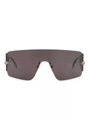 Alexander McQueen Oversized Sunglasses - Silver