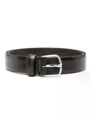 FURSAC Smooth-grain Leather Belt - Brown