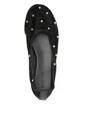 Dear Frances Studs Mesh Ballet Flats