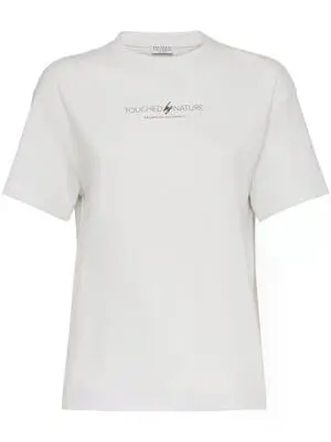 Brunello Cucinelli Logo-print Cotton T-shirt