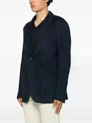 Corneliani Single-breasted Blazer - Blue