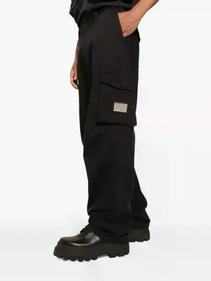 Dolce & Gabbana Logo-plaque Mid-rise Cargo Trousers