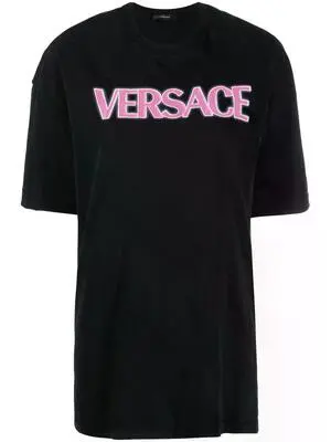 Versace Logo-print Cotton T-shirt