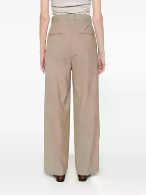 Auralee Tailored Straight Trousers - Neutrals