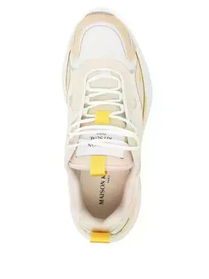 Maison Kitsuné Sora Lace-up Sneakers - Brown