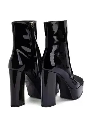 GIUSEPPE ZANOTTI 120mm Square Toe Platform Boots