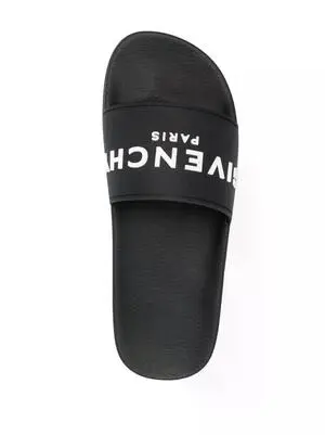Givenchy Logo-debossed Slides - Black