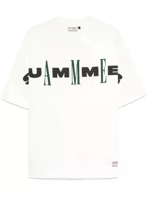 SUMMER GAMES Logo-print T-shirt - Neutrals