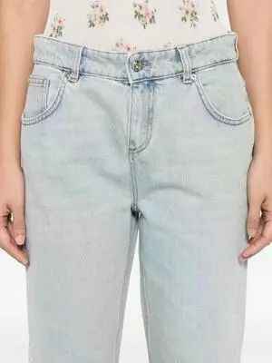 Blumarine Logo-embroidered Jeans