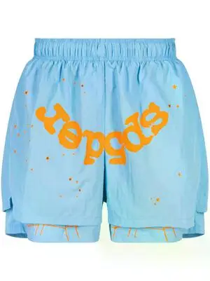 SP5DER Og Web Double Layer Shorts