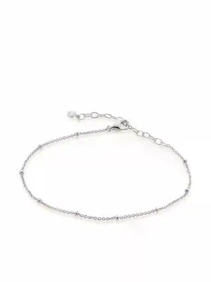 Monica Vinader Beaded Chain Bracelet - Silver