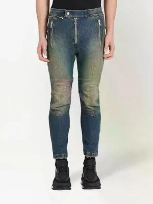 Balmain Two-tone Skinny Jeans