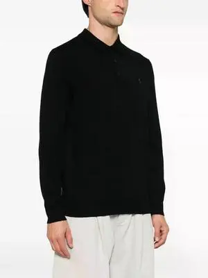 Polo Ralph Lauren Knitted Polo Shirt - Black