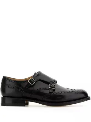 Church's Leather Monk-strap Brogues - Black