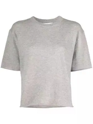 LISA YANG Short-sleeved Knitted Top