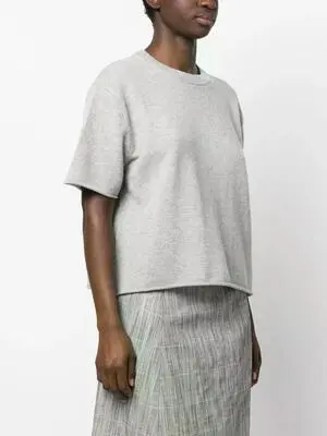LISA YANG Short-sleeved Knitted Top