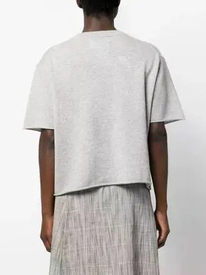 LISA YANG Short-sleeved Knitted Top