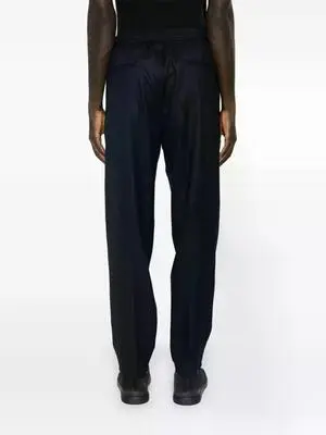 Brunello Cucinelli Mid-rise Tapered Trousers - Blue