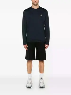 Stone Island Compass-motif T-shirt - Blue
