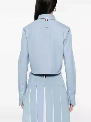 Thom Browne Cropped Denim Shirt