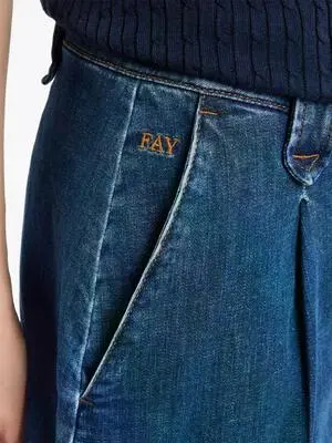 FAY Denim Shorts - Blue