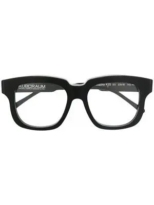 KUBORAUM K25 Square-frame Glasses - Black