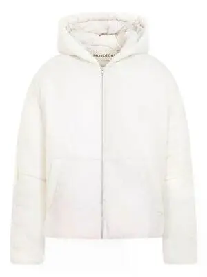 MORDECAI Logo-embroidered Padded Jacket - White