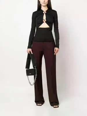 Christopher Esber Cut-out Long-sleeve Top