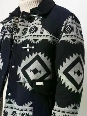 FAY Geometric Three-pocket Jacket - Blue