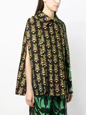 La DoubleJ Milano Wool-blend Cape