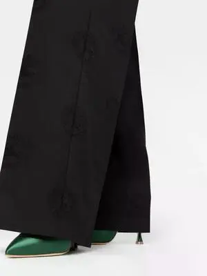 Burberry Wide-leg Tailored Trousers - Black