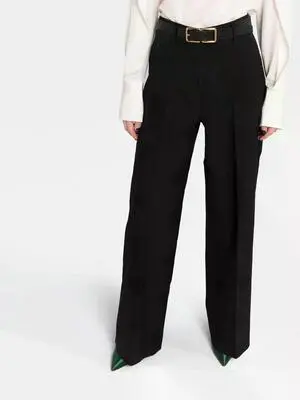 Burberry Wide-leg Tailored Trousers - Black
