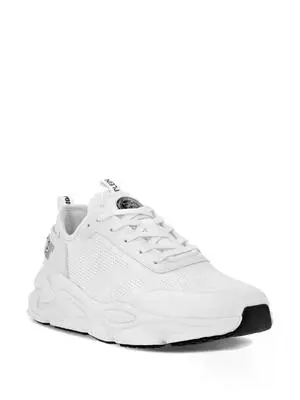 PLEIN SPORT Logo-lettering Mesh Sneakers - White