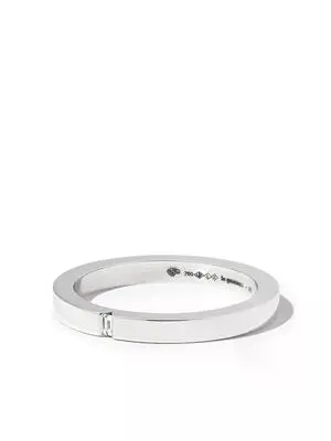 Le Gramme 18kt White Gold 5g Polished 2mm Wedding Ring - Silver